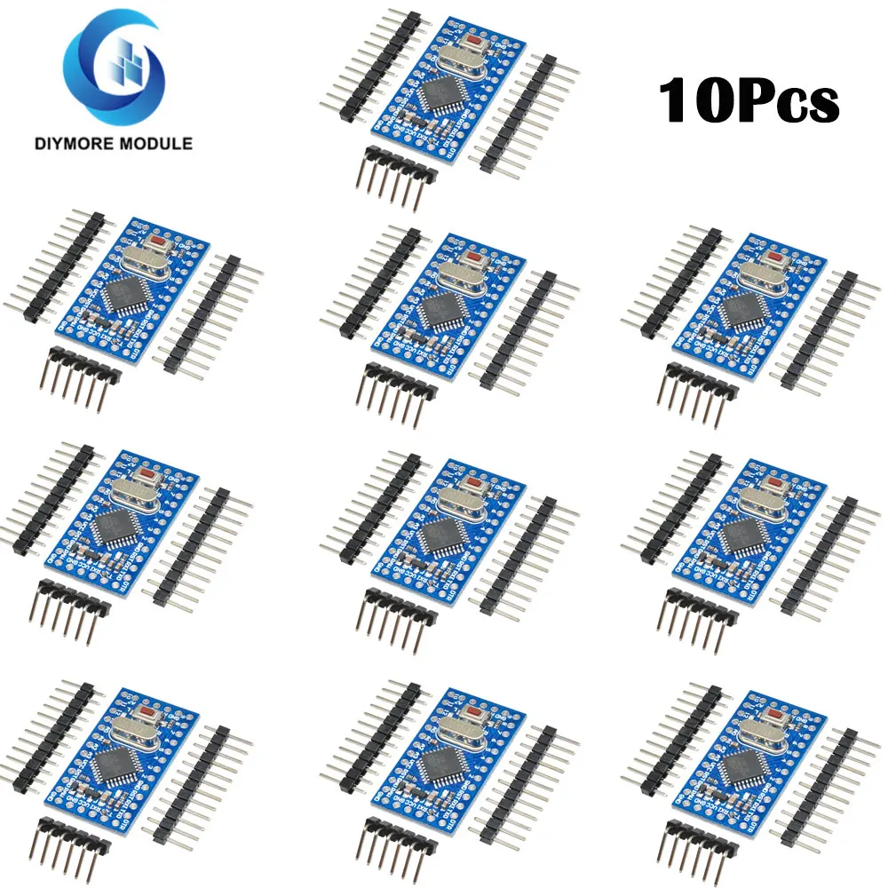 1-10Pcs-5V-Pro-Mini-Module-Atmega168-Microcontrol-Control-Board-Plug-in ...