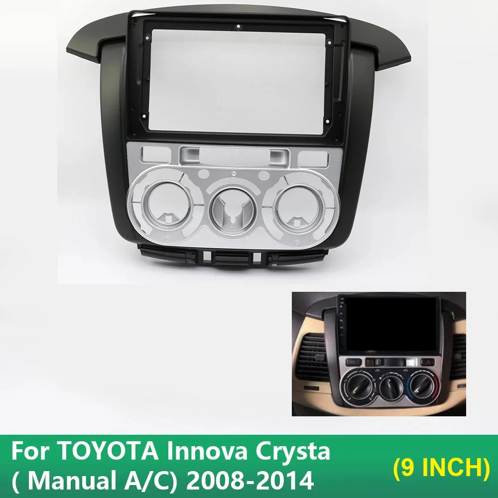 Auto-Radio-Video-Installation-Fascia-Frame-9-For-TOYOTA-Innova-Crysta ...