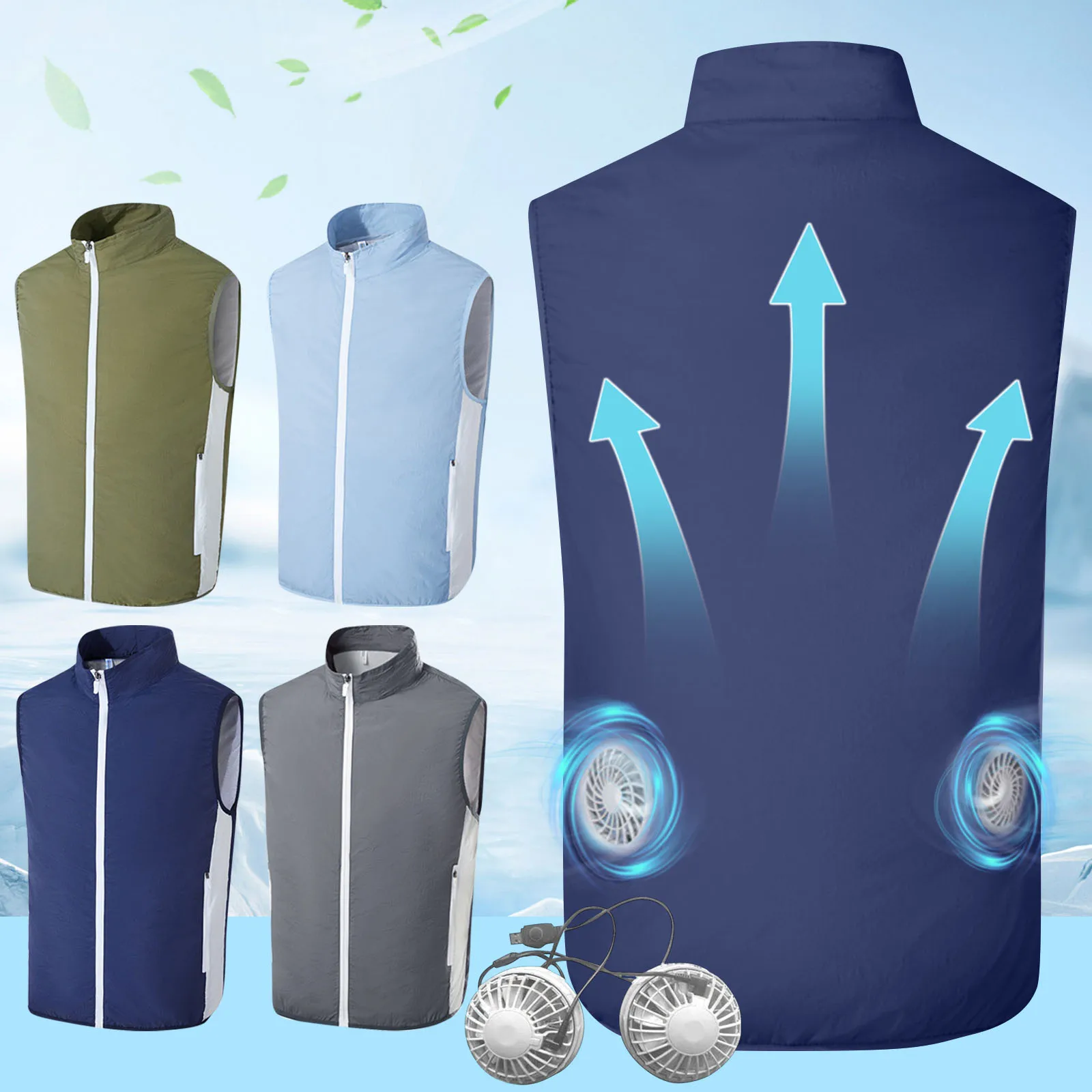 Cool-Vest-Wearable-Cooling-Fan-Vest-Air-conditioned-Clothes-Cooling-13 ...