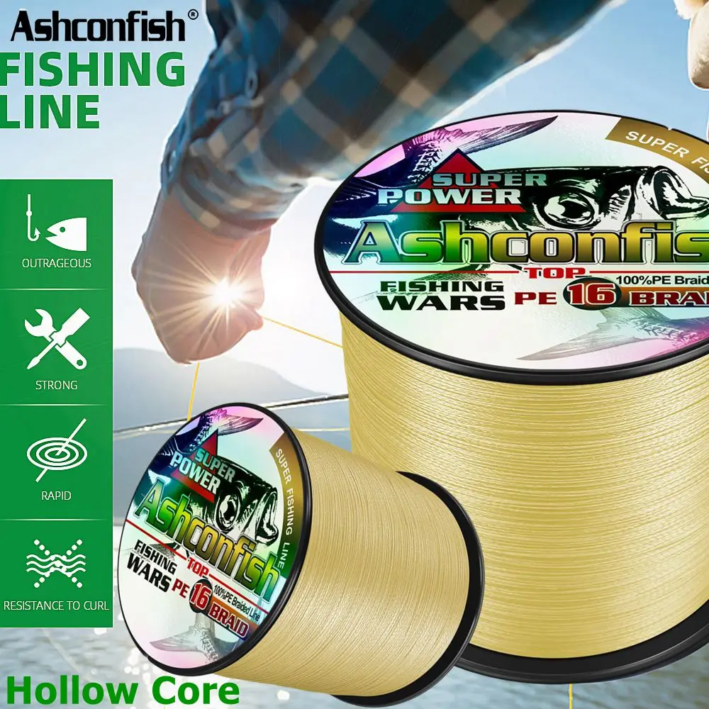 Ashconfish-100M-16-Strands-Japan-Line-Braided-Fishing-Line-Super-Strong-Saltwater-20LB-500LBS ...