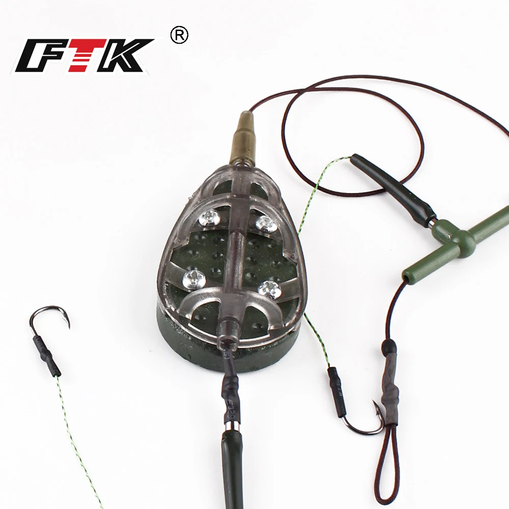 FTK-European-style-Carp-Fishing-Group-30-100g-Fishing-Hook-Hit-Nest ...