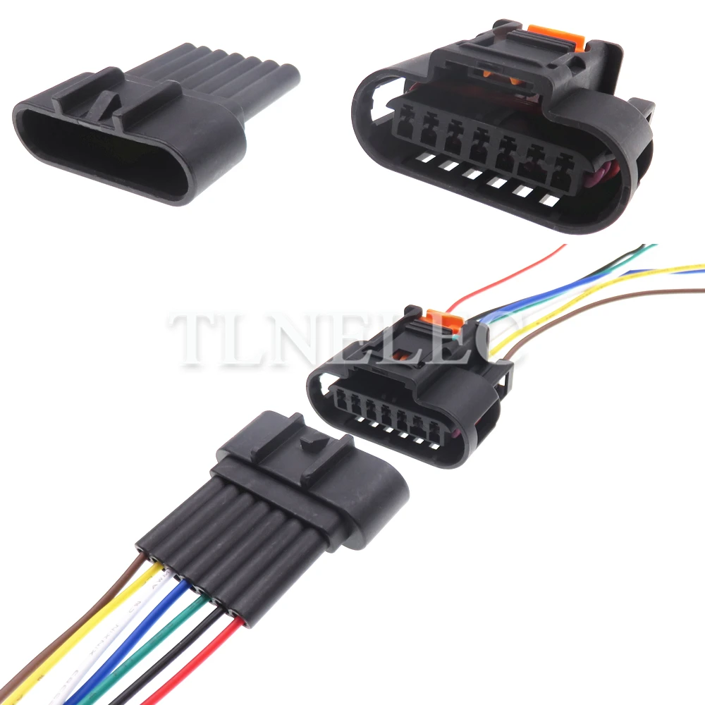 7-Pin-Way-Car-Male-Female-Wiring-Harness-Connectors-with-Wires ...