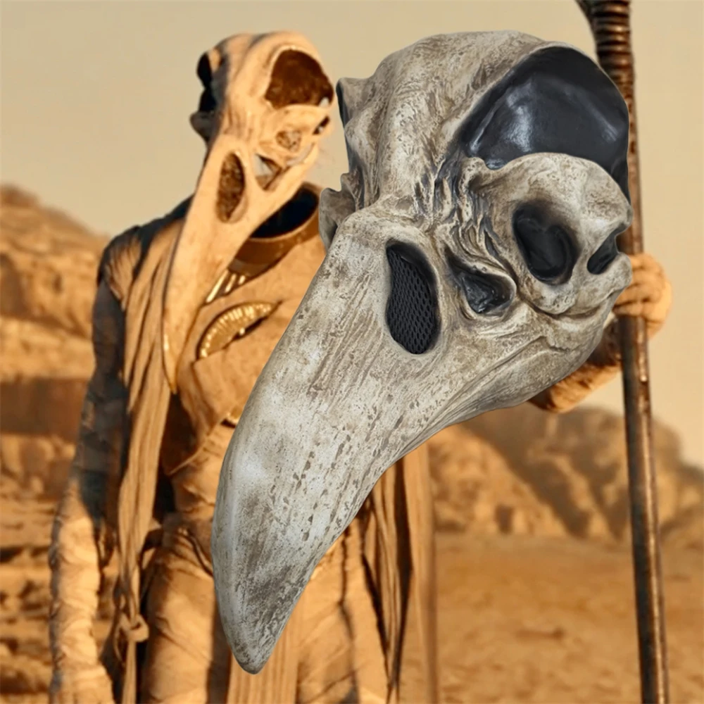 Moon-Khonsu-Skull-Mask-Halloween-Cosplay-Skull-Beak-Mask-White-Skull ...