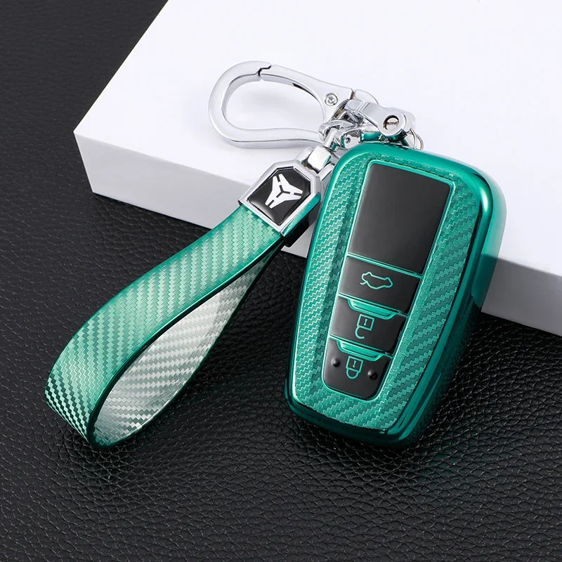TPU-Carbon-Fiber-Key-Holder-Case-for-Toyota-Camry-Rav4-Corolla-Izoa ...