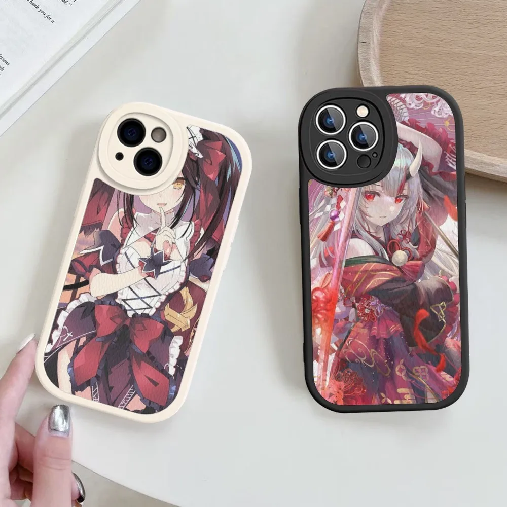 Tokisaki-Kurumi-Phone-Case-Hard-Leather-For-iPhone-14-13-12-Mini-11-14 ...
