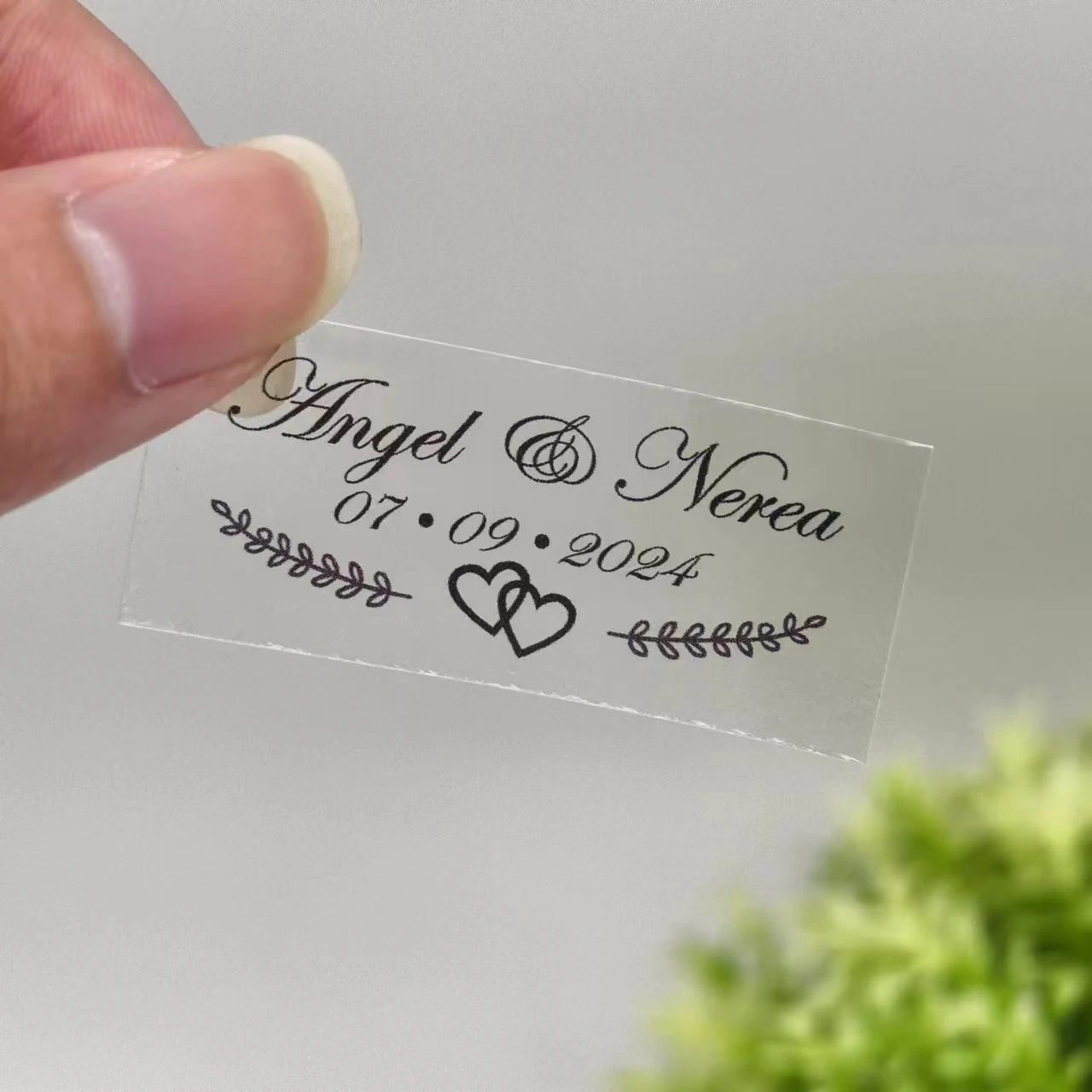 50pcs-Personalized-Transparent-Stickers-Wedding-Favor-Labels-Custom ...