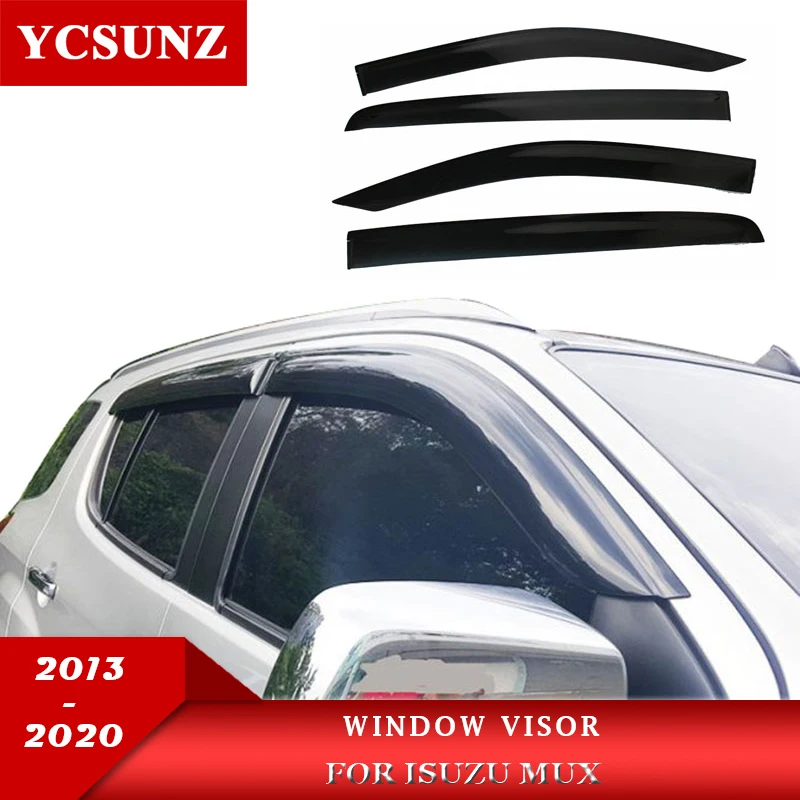 Window Deflectors Weather Shield For Isuzu Mux 2013-2020 2017 Chevrolet ...