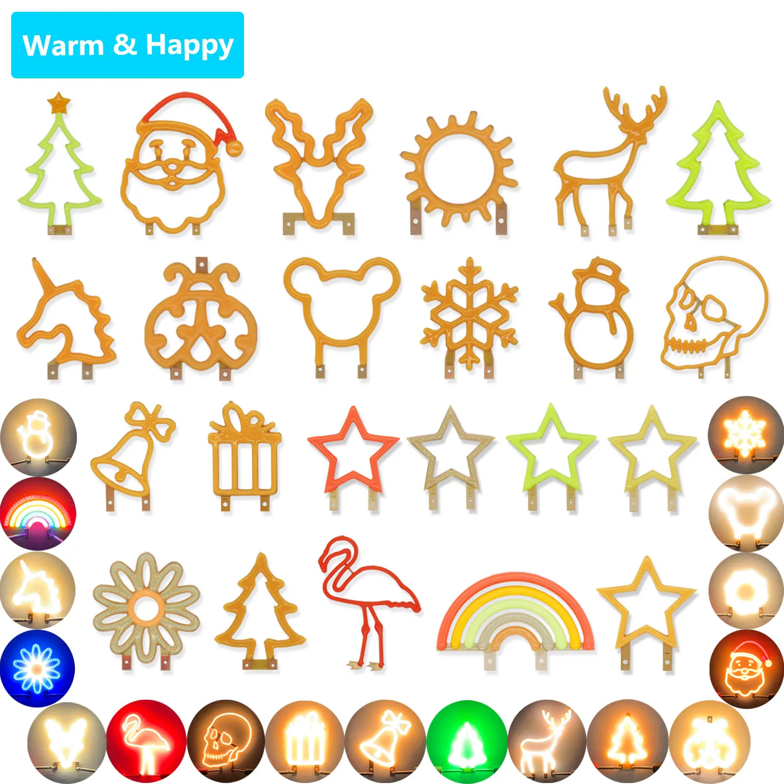 LED-Creative-Decorative-Art-Filament-DC3V-Irregular-Filament-Bulb-100mA ...