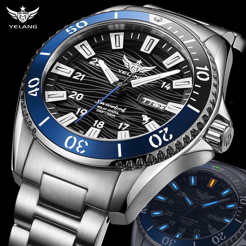 Yelang-44mmJapan-Eco-Drive-Solar-Movement-Watch-Luxury-Men-s-Watch ...