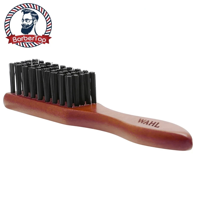 Barber Wood Handle Hairdressing Soft Hair Cleaning Brush Retro Neck ...