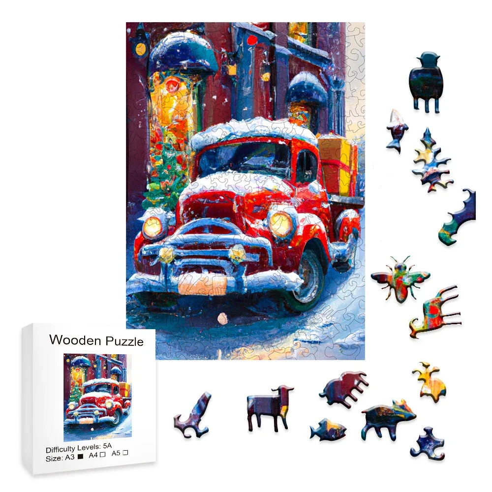 Wooden-Jigsaw-Puzzles-For-Adults-12-Years-Unique-Animals-Shaped-Wood ...