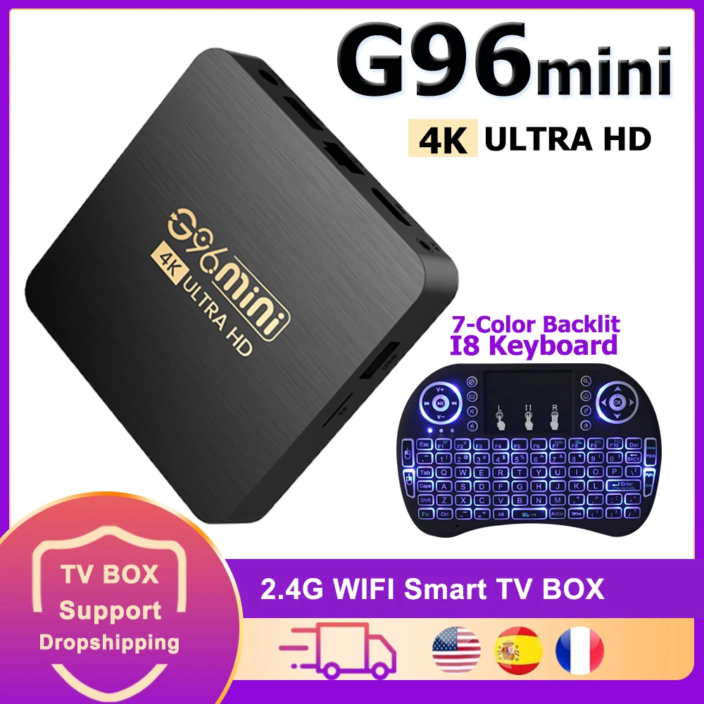 Dispositivo de TV inteligente G96 Mini, decodificador con Android 11,0 ...