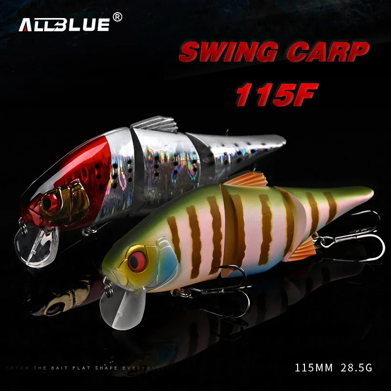 ALLBLUE-Joint-Fishing-Lure-115MM-28-5G-Floating-Swimbait-Lipless ...