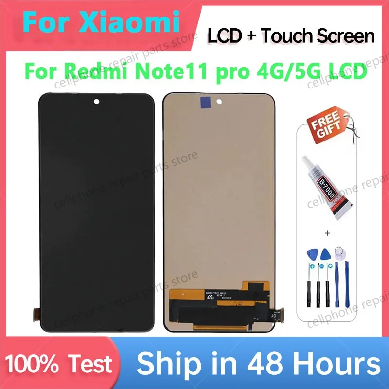 OEM For Xiaomi Redmi Note 11 Pro LCD 2201116TG Touch Screen Digitizer ...