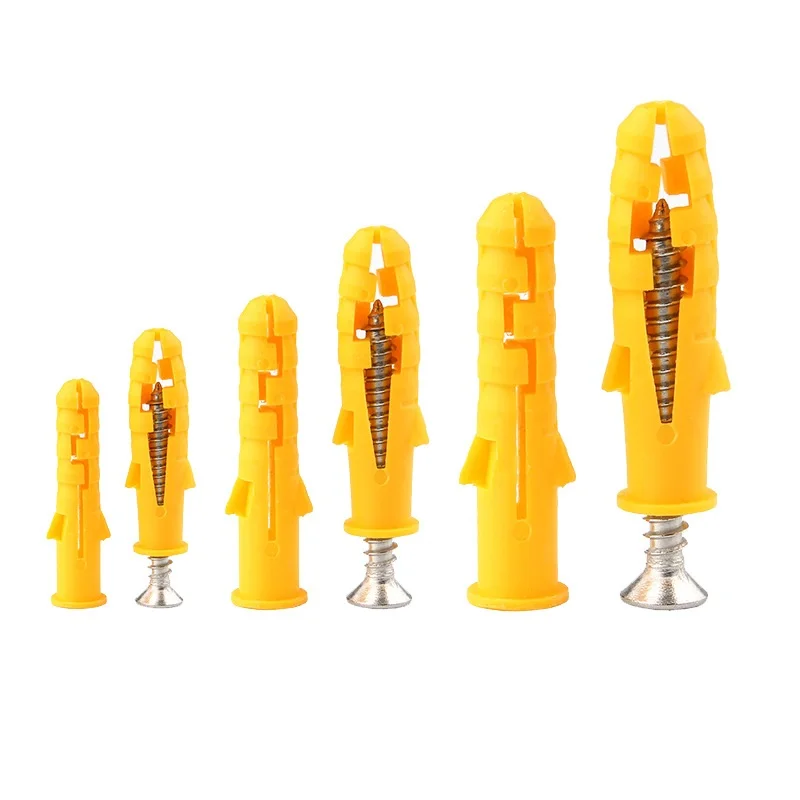 30PCS-plug-plastic-pipe-column-expansion-tube-screw-anchor-plug-wall ...