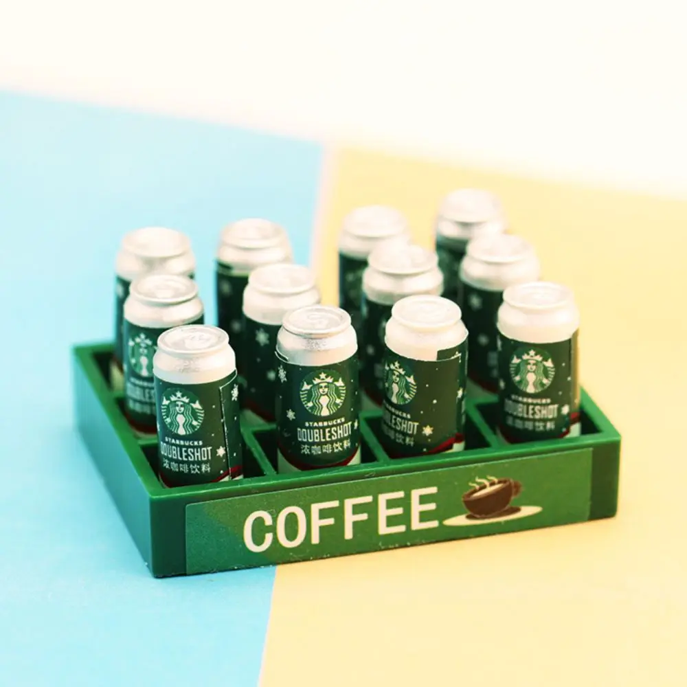 1: 12 Scale Dollhouse Supermarket Drink Bottle Set Miniso Coffee Food ...