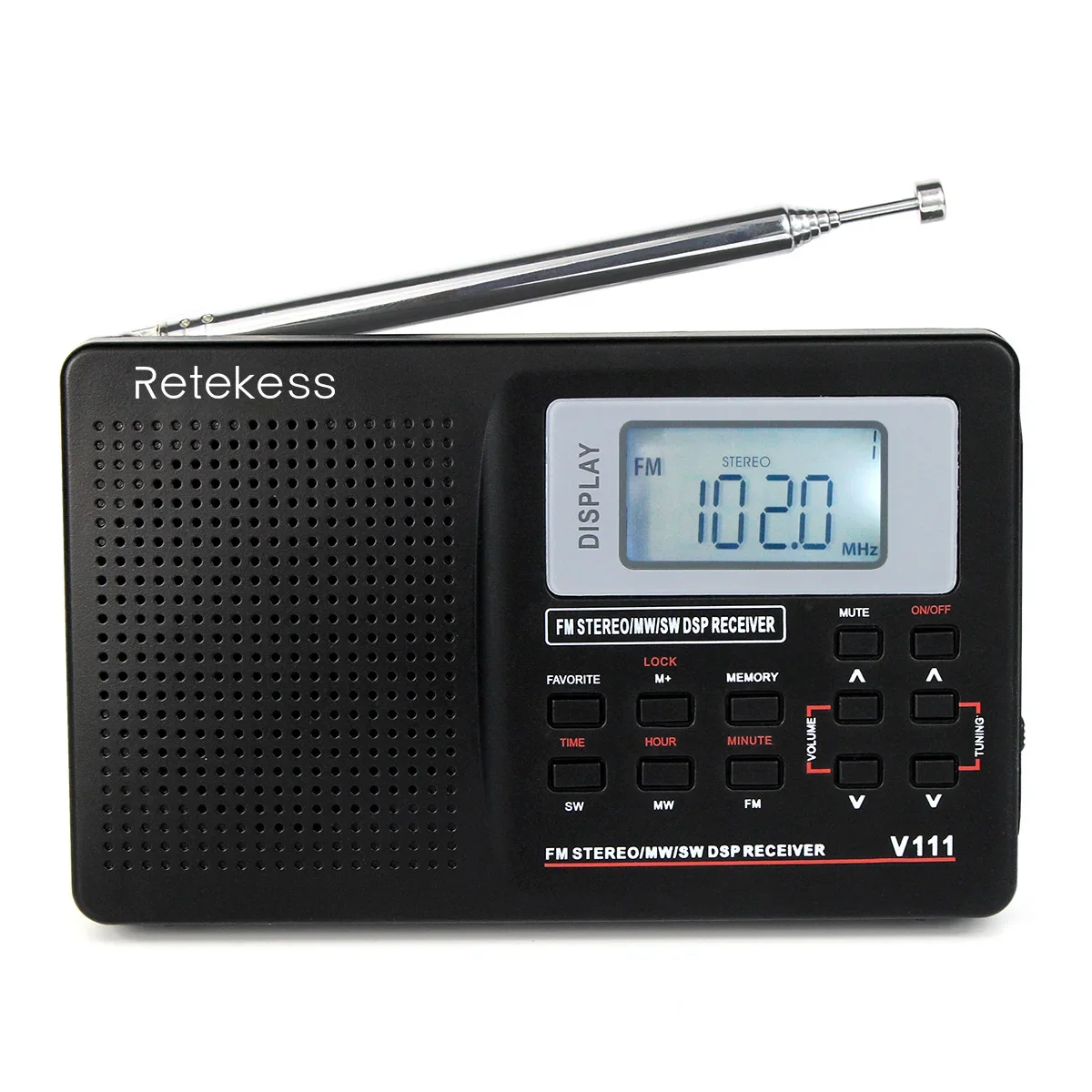 Household-Portable-Fullband-Radio-FM-Stereo-MW-SW-10KHz-DSP-World-Band ...