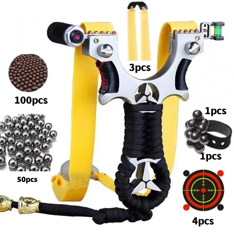 Laser-slingshot-alloy-high-precision-slingshot-outdoor-hunting-shooting ...