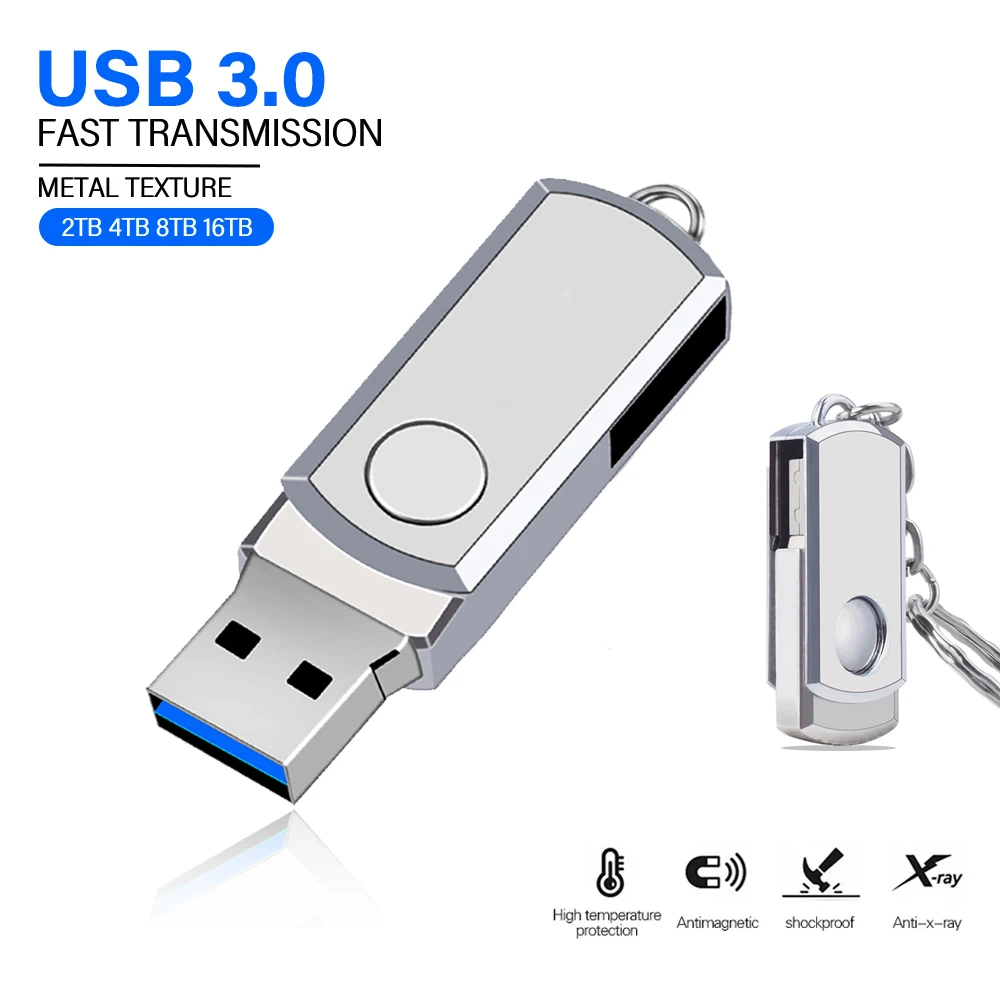 Metal-usb-mem-ria-vara-16tb-8tb-transfer-ncia-de-alta-velocidade ...