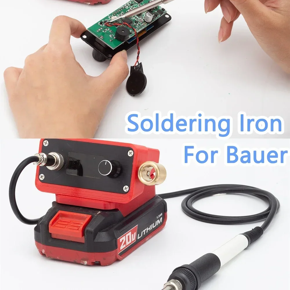 OLED T12 Cordless Soldering Iron Station Electric Solder For Bauer 20V ...