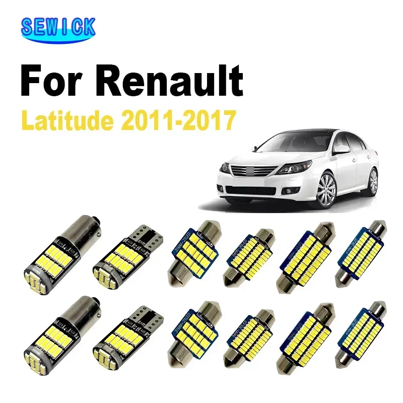 21Pcs-Canbus-LED-Bulbs-For-Renault-Latitude-2011-2012-2013-2014-20015 ...