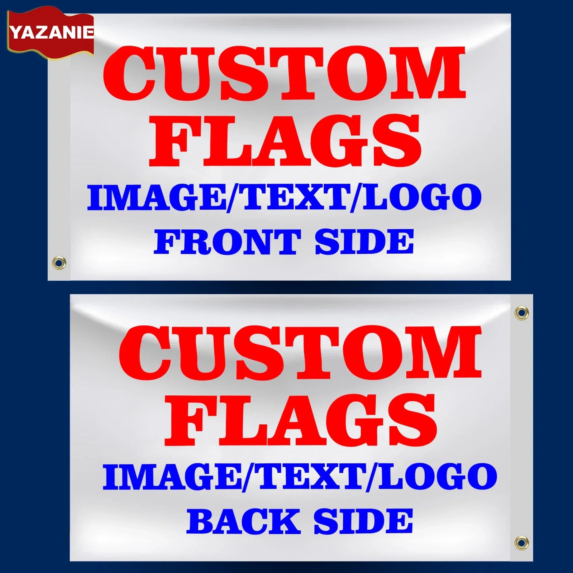 Custom Flag 3x5 4x6 5x8 6x10FT Make Your Own Flag with Photo Text Logo ...