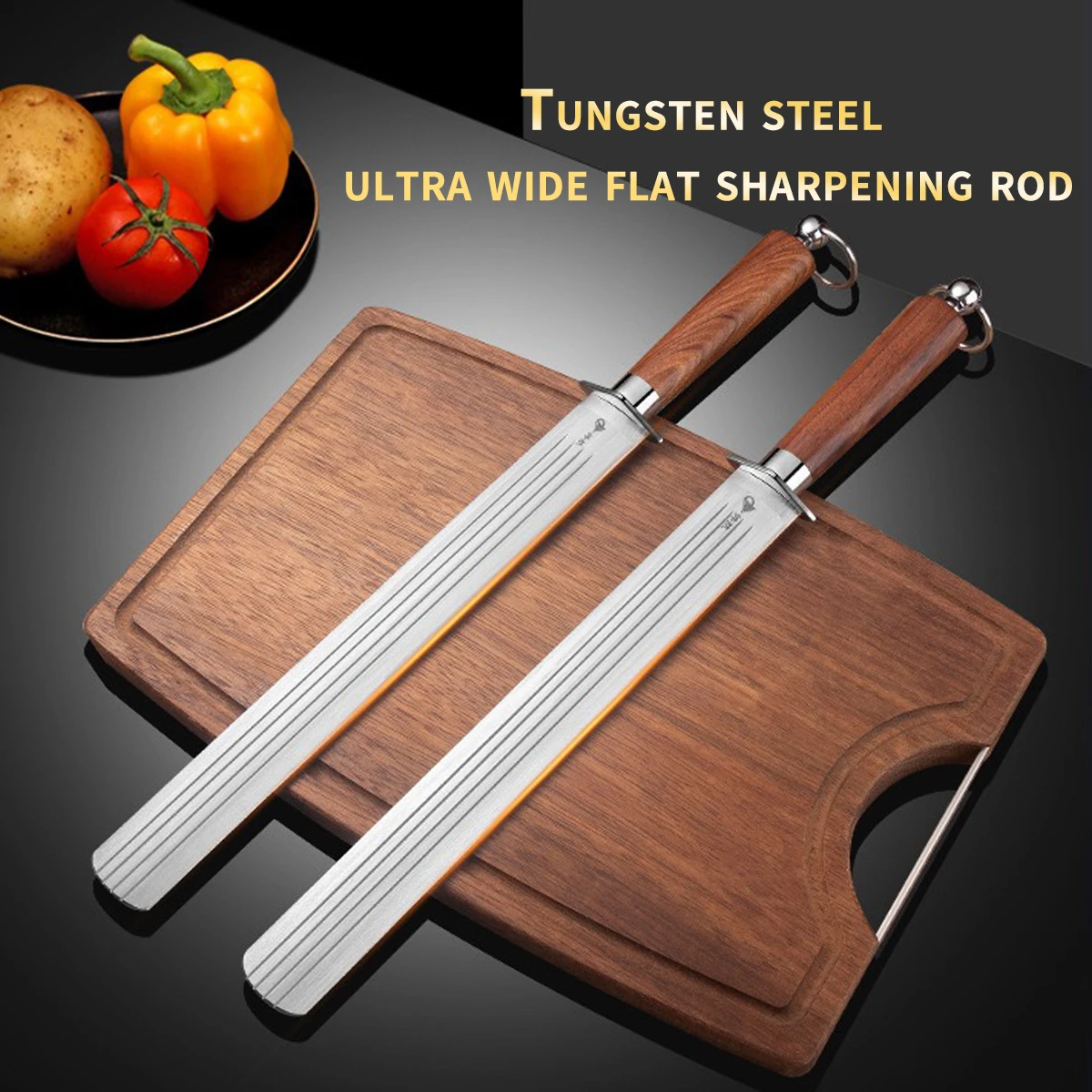 Chaira lisa Professional sharpening knife | Tungsten Steel Honing Rod ...