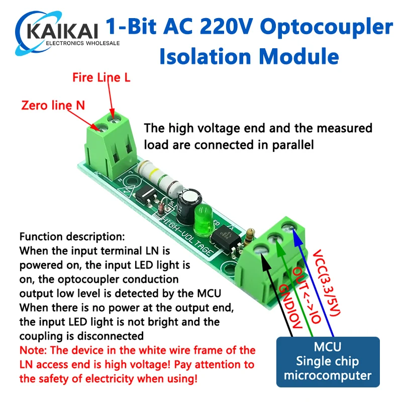 AC-220V-1-3-8-Channel-MCU-TTL-Level-8-Ch-Optocoupler-Isolation-Test ...