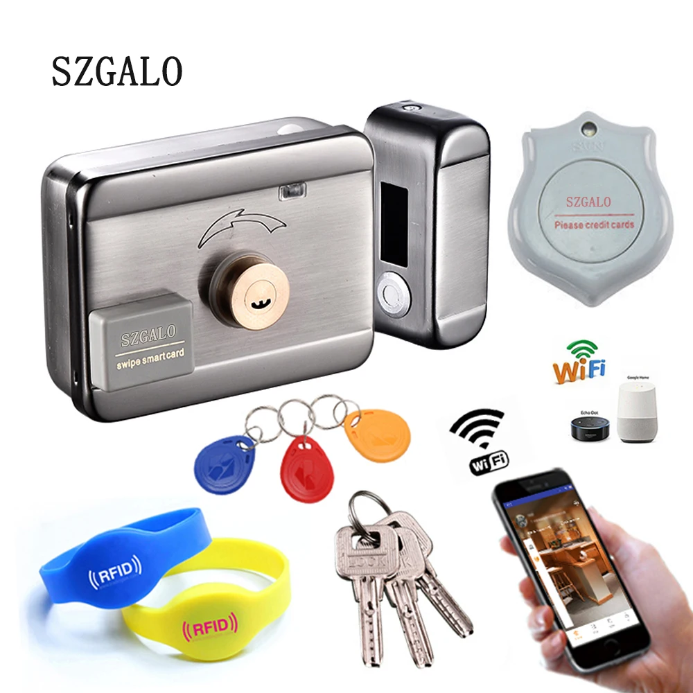 WiFi-Control-Electric-Lock-Gate-Lock-Access-Control-System-Electronic ...