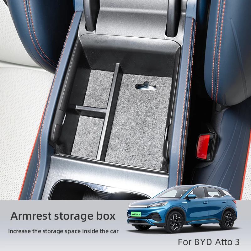 Byd-Atto3-Center-Console-Armrest-Box-Storage-Box-Storage-and ...
