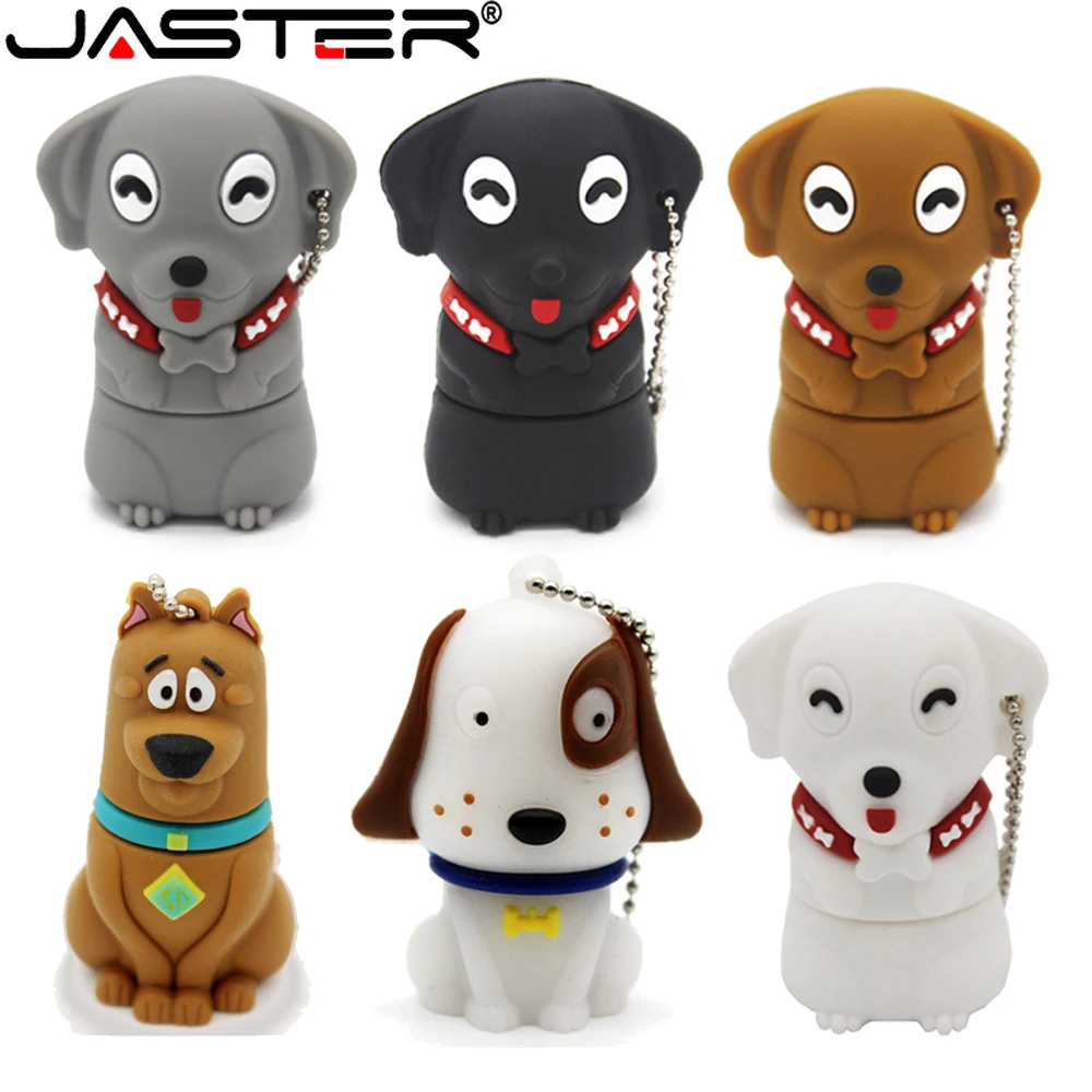 JASTER-Cute-Dog-USB-Flash-Drives-64GB-Cartoon-Pen-Drive-32GB-Creative ...