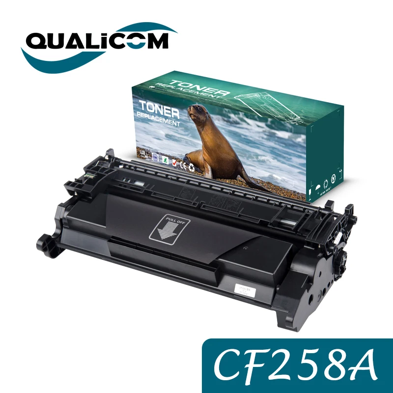 Qualicom CF258A 58A With chip Compatible TONER Cartridge for HP ...