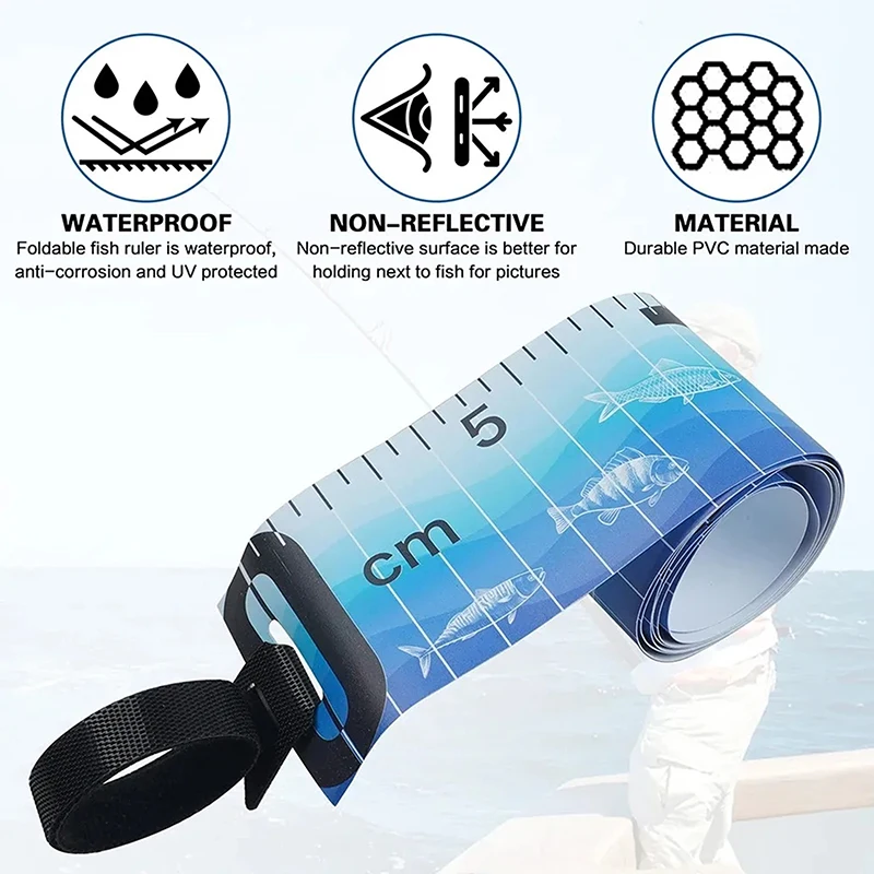 Waterproof-Fish-Measuring-Ruler-90cm-35in-Foldable-Fishing-Measuring ...