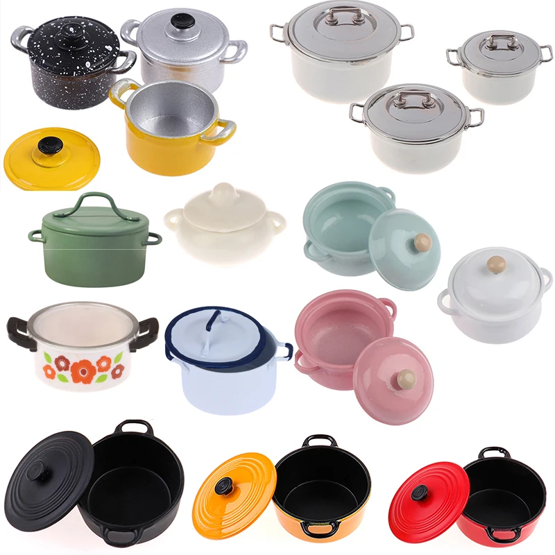Hot-Pot-1-12-Dollhouse-Miniature-Metal-Cooking-Soup-Pot-Cookware ...
