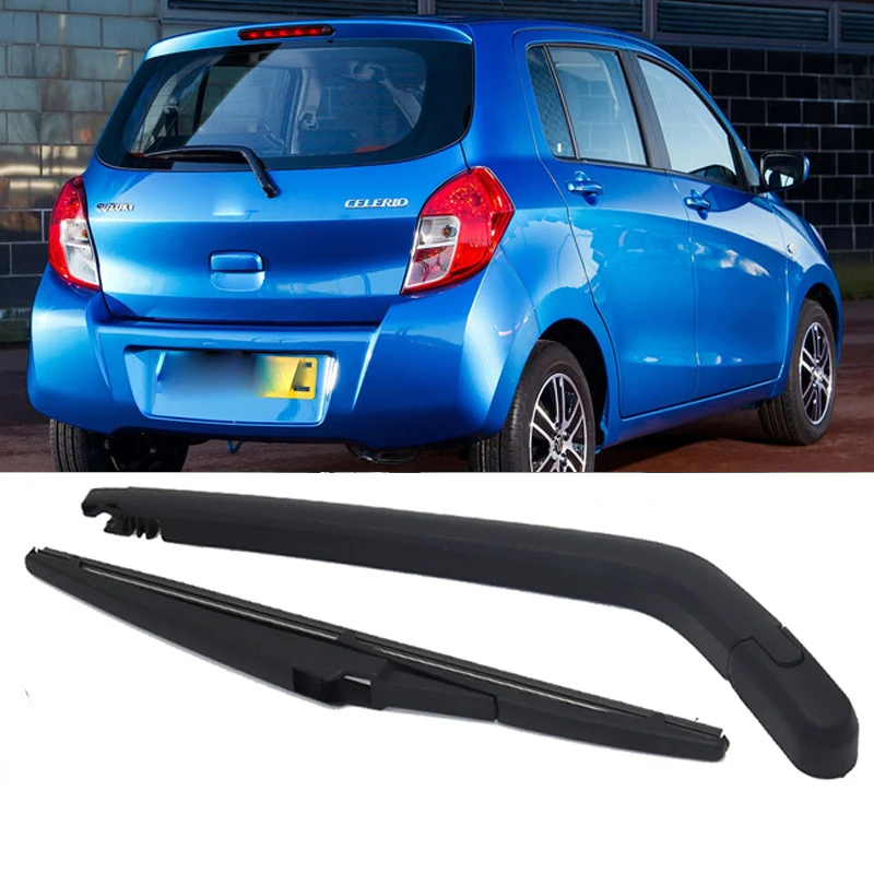Rear Wiper Blade & Arm Set Kit For Suzuki Celerio (lf) 2014 2015 2016 ...