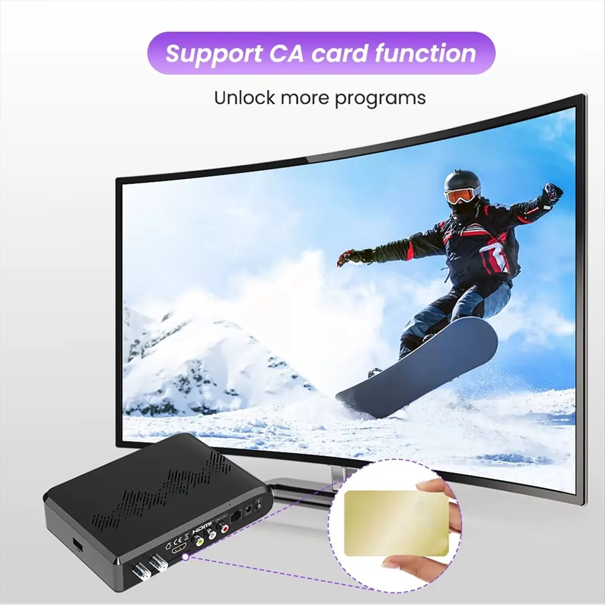 *BAAY For FREESAT V8 Ultra 4K HD Satellite Receiver DVB-S/S2/S2X, DVB+T ...