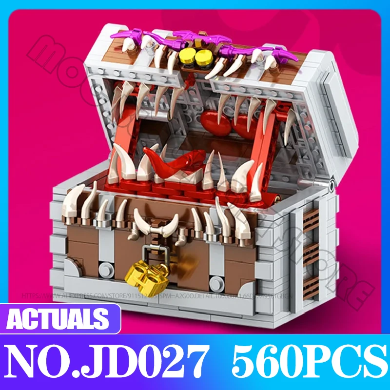 MOCBRICK-Game-Mimic-Monster-Treasure-Chest-Model-JD027-Assembly-Box ...