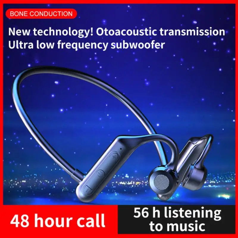Hanging-Ear-Bluetooth-Wireless-Earphones-Bone-Conduction-Non-slip ...