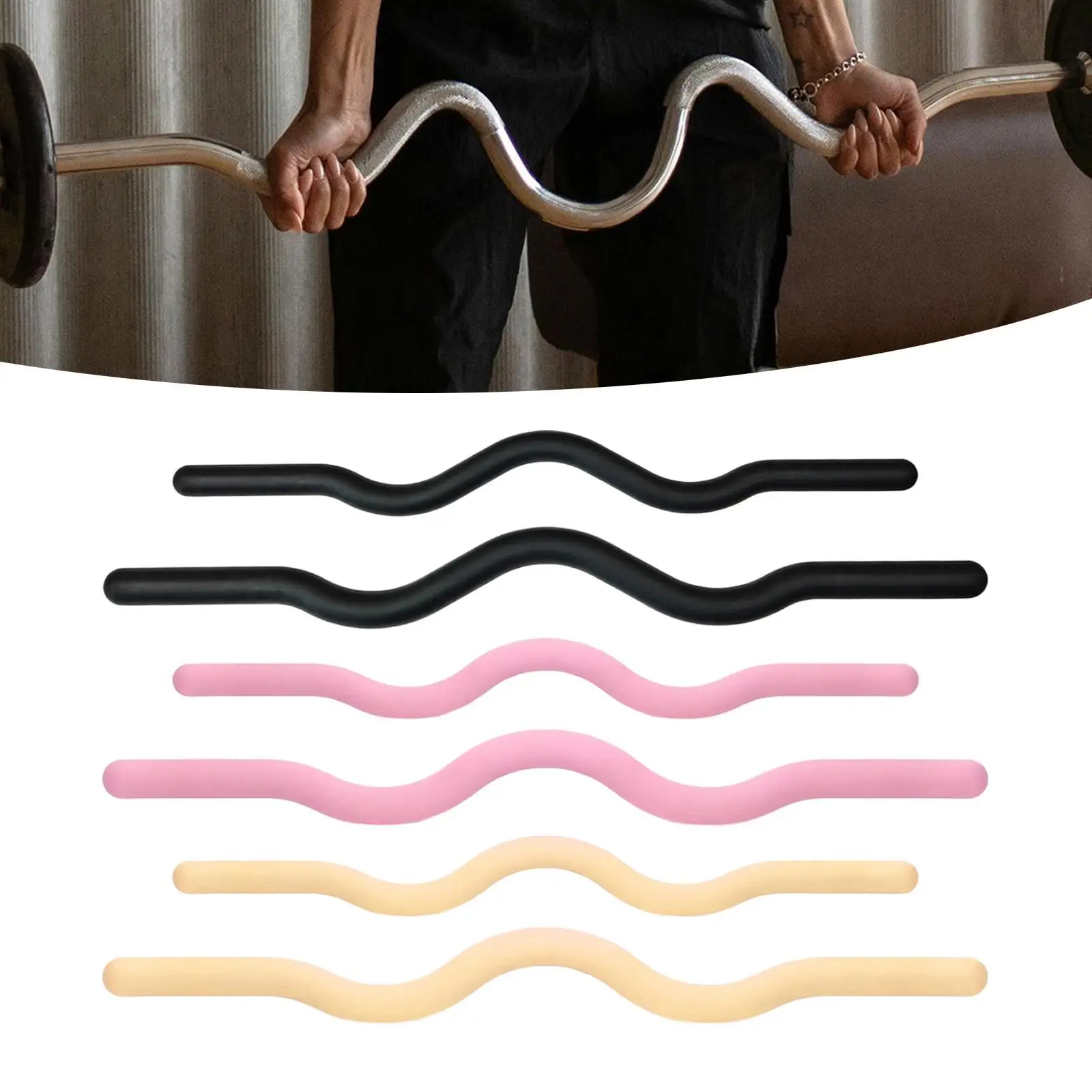 Curl Bar,Barbell Bar 15lb Metal Weightlifting Accessory,Exercise Curl ...