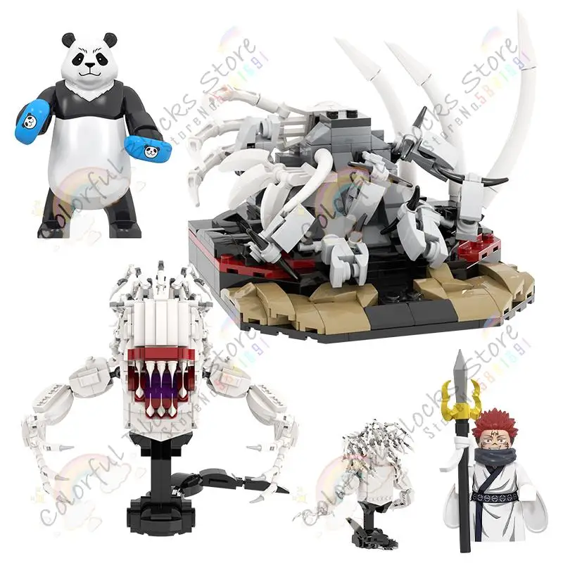 Anime-Series-Jujutsu-Kaisen-Characters-Building-Blocks-DIY-Ryomen ...