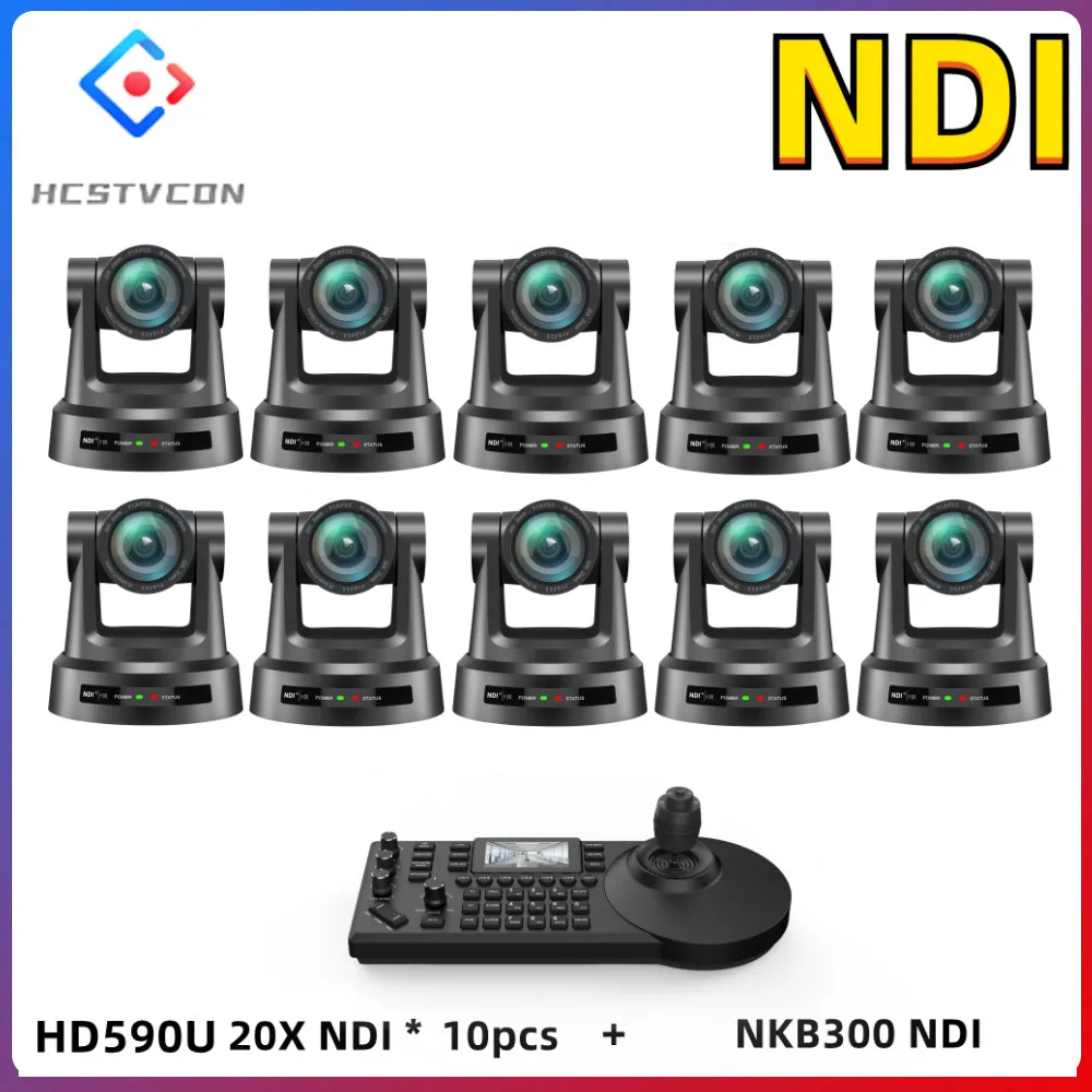 NDI-1pc-10pcs-PTZ-Camera-NDI-1PC-Controller-Keyboard-Kit-SDI-HDMI-LAN ...