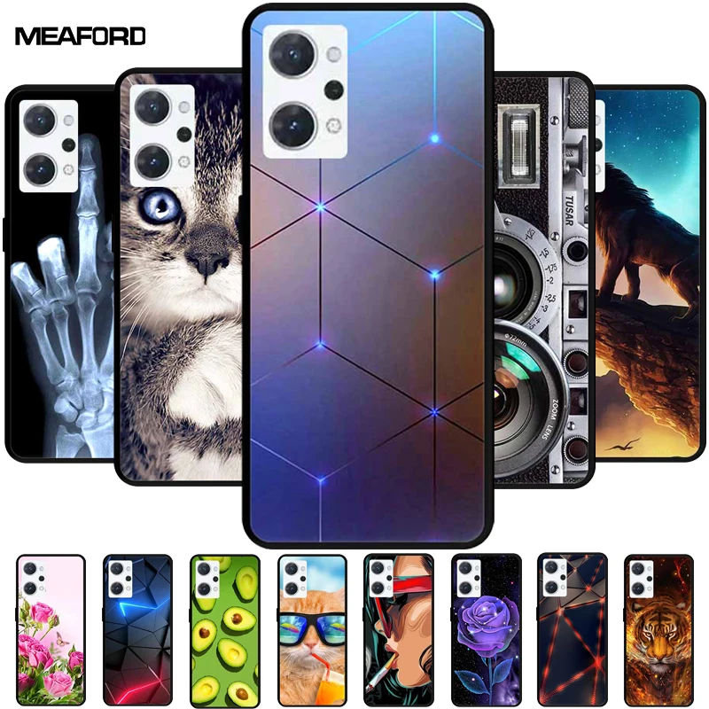 For-OPPO-Reno9-A-Case-Reno9A-7A-Fashion-Soft-TPU-Silicone-Shockproof ...