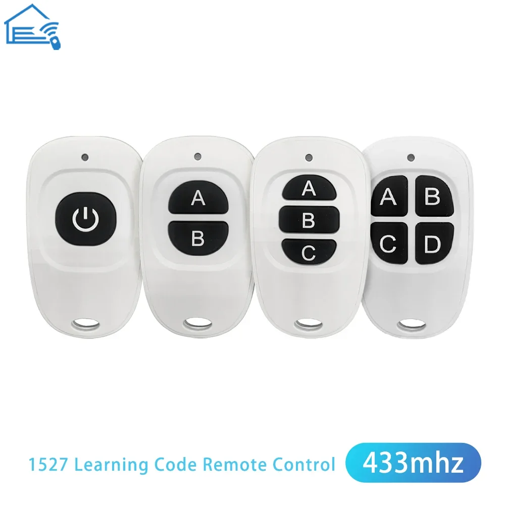 RF Copy Remote Control Key 433mhz 1CH/2CH/3CH/4CH Transmitter ...