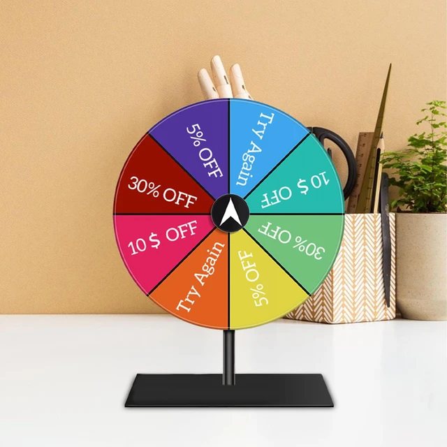 Prize Spinning Wheel Turntable Wheel Spinner Color Wheel Of🍳 Explore o ...