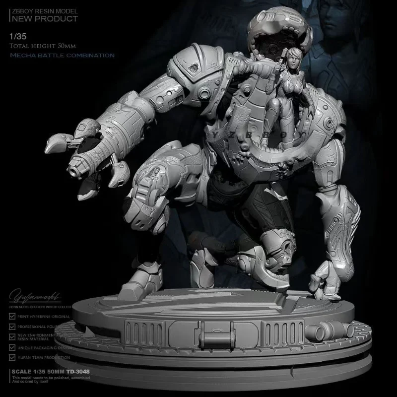 NX-1-35-Science-Fiction-Mecha-Resin-Model-Soldier-Figure-Model-Kit ...