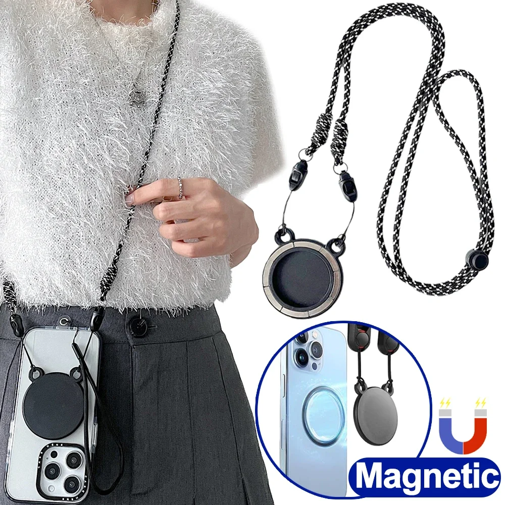 Magnetic Mobile Phone Lanyard Hanging Cord Universal Cellphone Safety ...