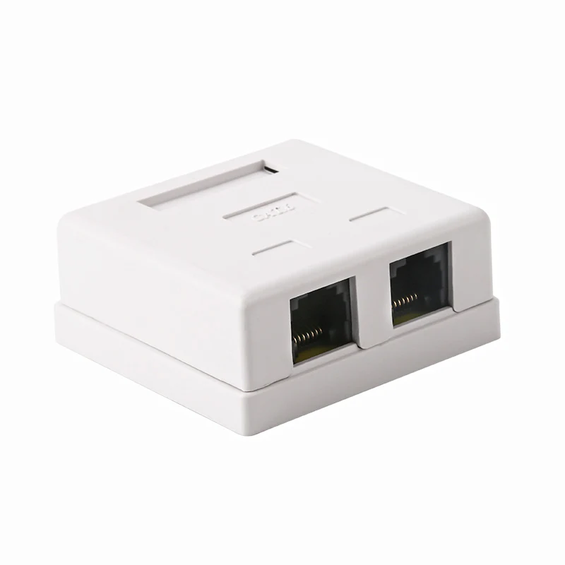 Dual-Ports-RJ45-Connector-CAT5e-CAT6-Junction-Box-Crimping-Desktop-Box ...
