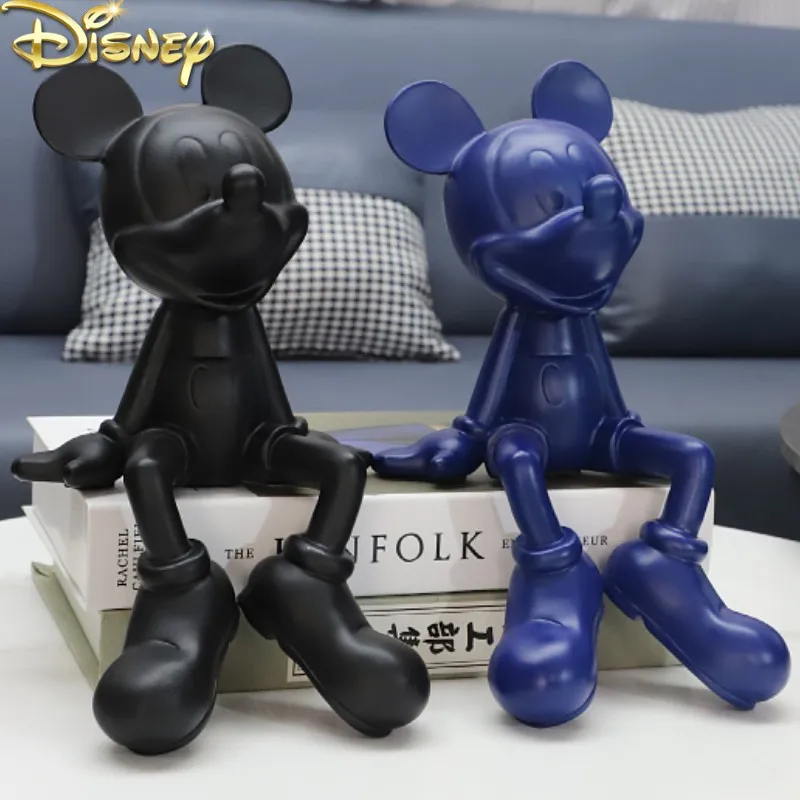 Disney-Mickey-Mouse-Cartoon-Figure-Sitting-Posture-Resin-Model-Doll ...