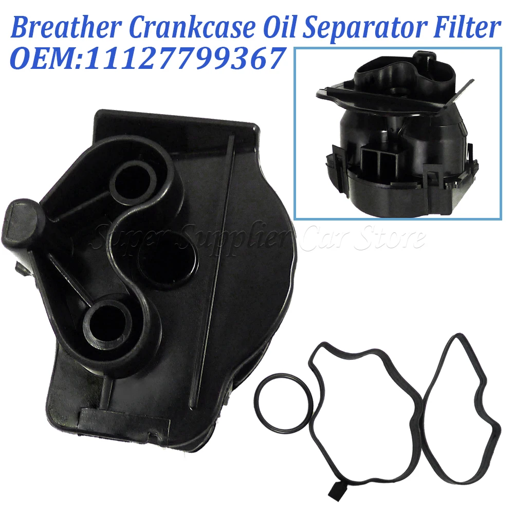 11127799367-For-BMW-3-5-7-X3-X5-E46-E60-E61-E65-E66-Breather-Crankcase ...