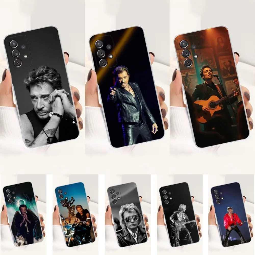 Singer J-Johnny H-Hallyday Phone Case For Samsung S30,S23,S21,S22,S20 ...